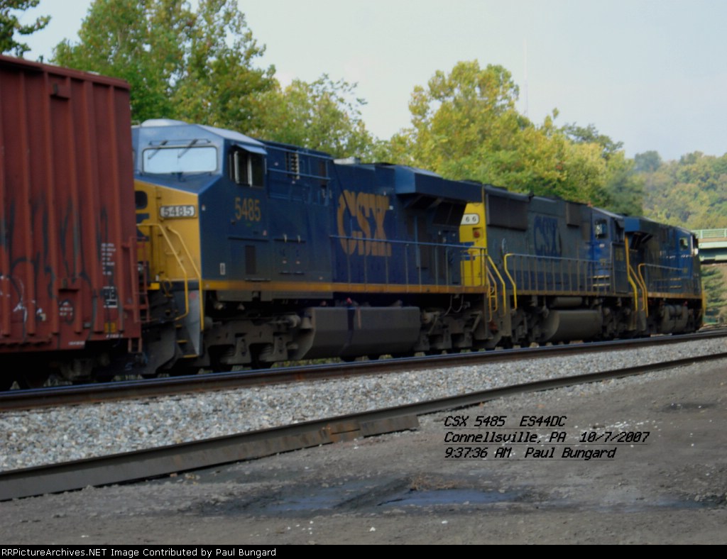 CSX 5485 ES44DC Oct 7, 2007